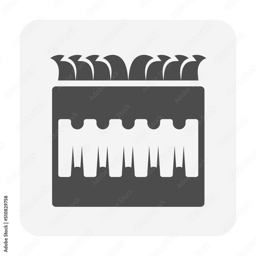 Drain pipe vector icon. Pvc or hdpe pipe to install in soil for french ...