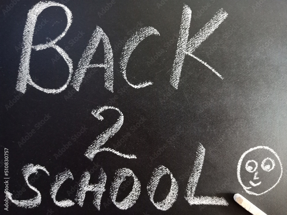 Chalkboard educational words background art. Stock Photo | Adobe Stock