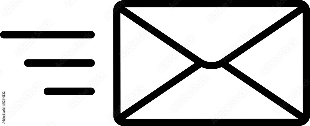 Sending mail message letter icon symbol vector illustration Stock ...