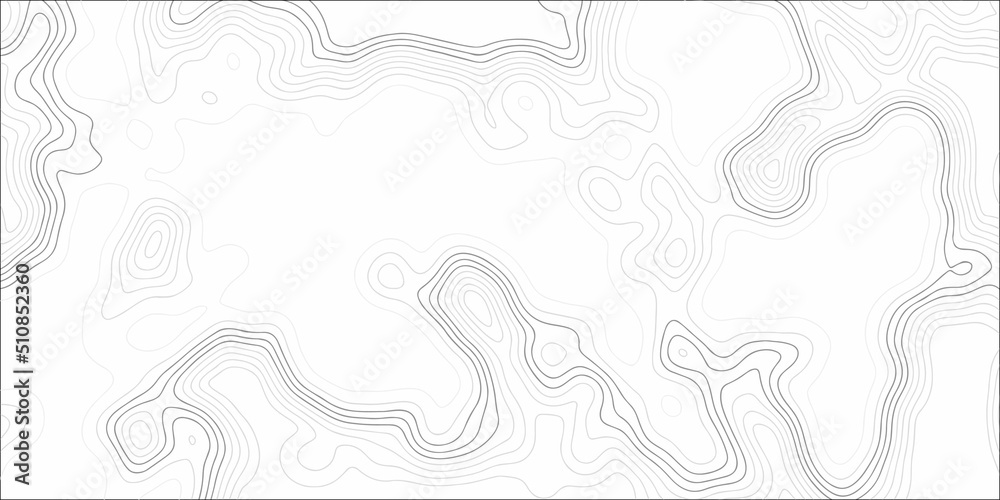 White embossed topography pattern. Vector Black White Topography ...