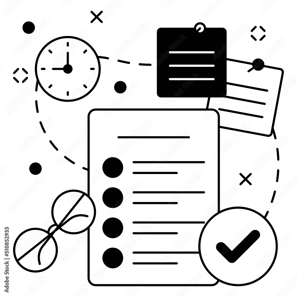 Vetor de to do list with timeframe Concept, Project Summary Reports ... Vetor de to do list with timeframe Concept, Project Summary Reports ...