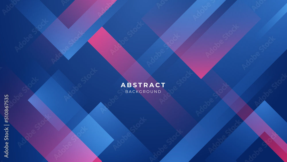 Minimal blue red banner geometric shapes abstract modern background design. Design for poster ...