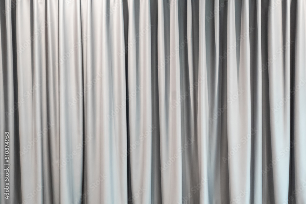 Light gray curtain background wallpaper. Abstract white fabric texture ...