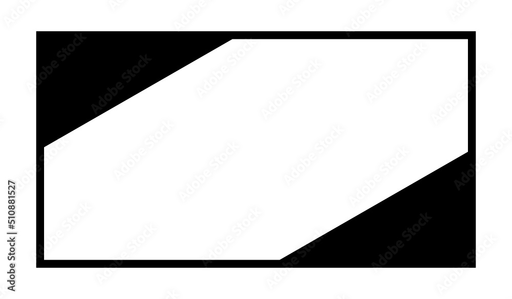 simple rectangle frame Stock Vector | Adobe Stock