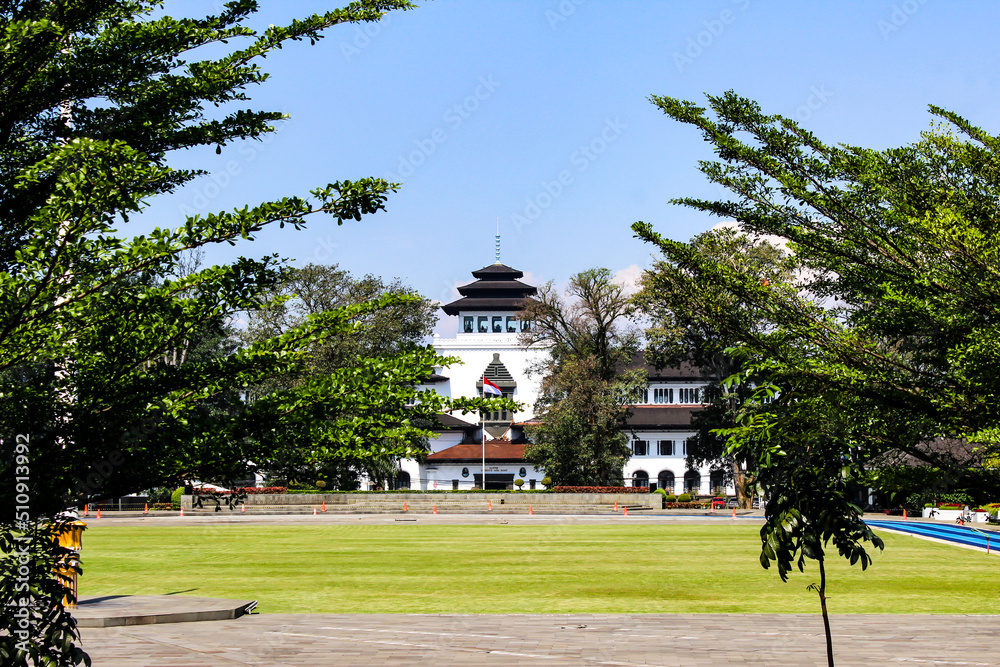 Gedung Sate (Satay Building) is used as the Head Office of the Governor ...