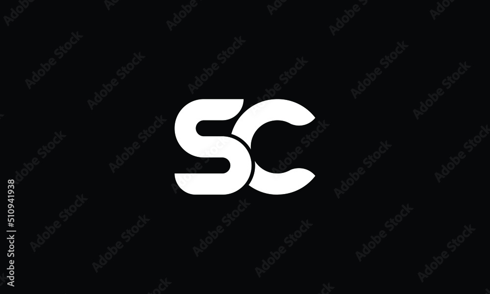 SC, CS Abstract Letters Logo monogram Stock Vector | Adobe Stock