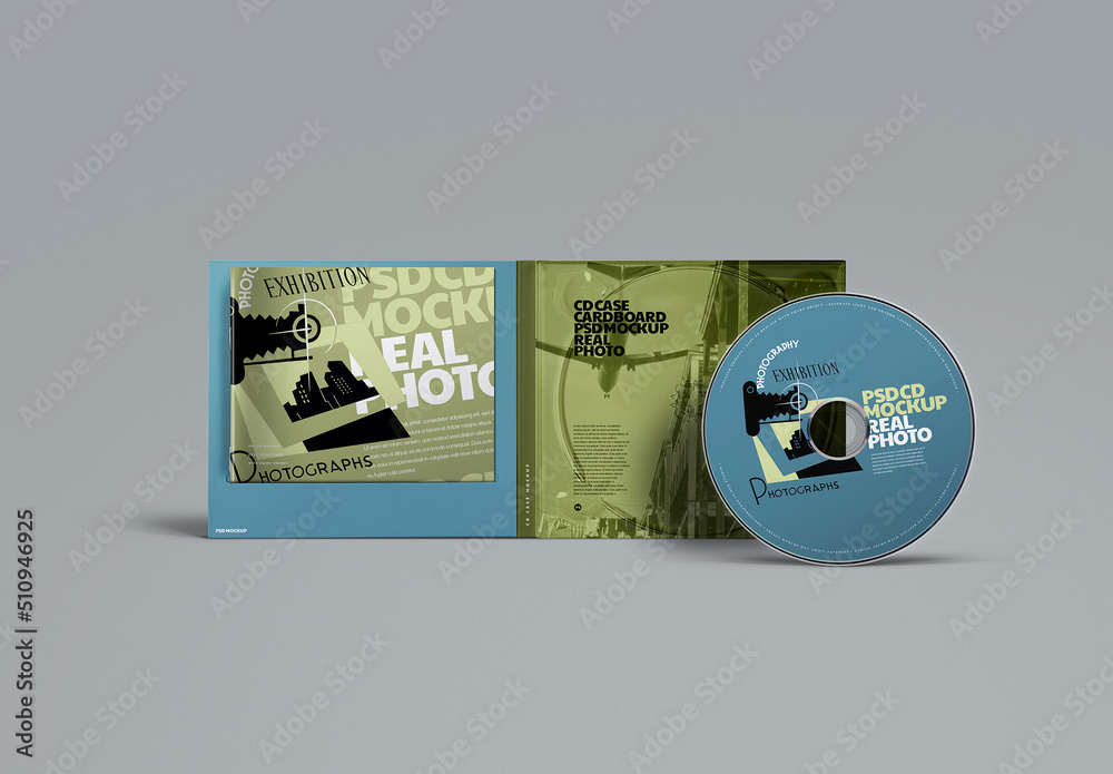 CD Mockup Cardboard Jewel Case Stock Template | Adobe Stock