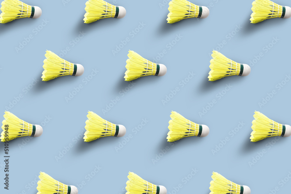 Badminton shuttlecock on white background Stock Photo | Adobe Stock