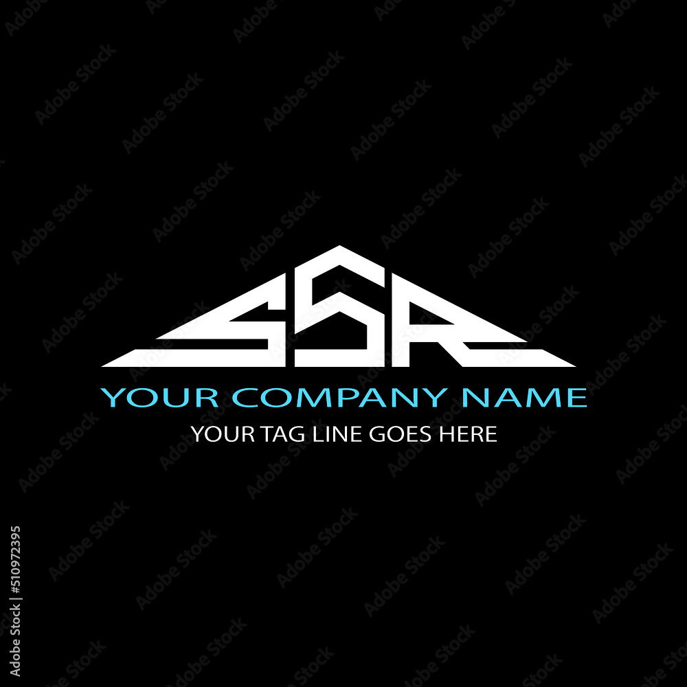 SSR letter logo creative design with vector graphic Stock Vector ...