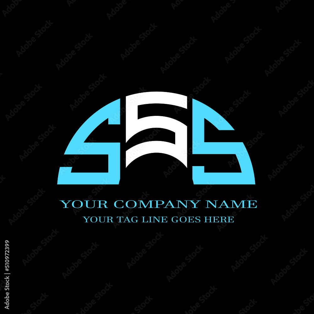 SSS letter logo creative design with vector graphic Stock Vector ...