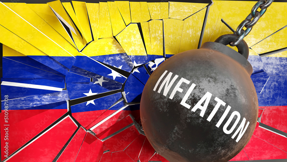 Inflation and Venezuela Bolivarian Republic of, destroying economy and ...
