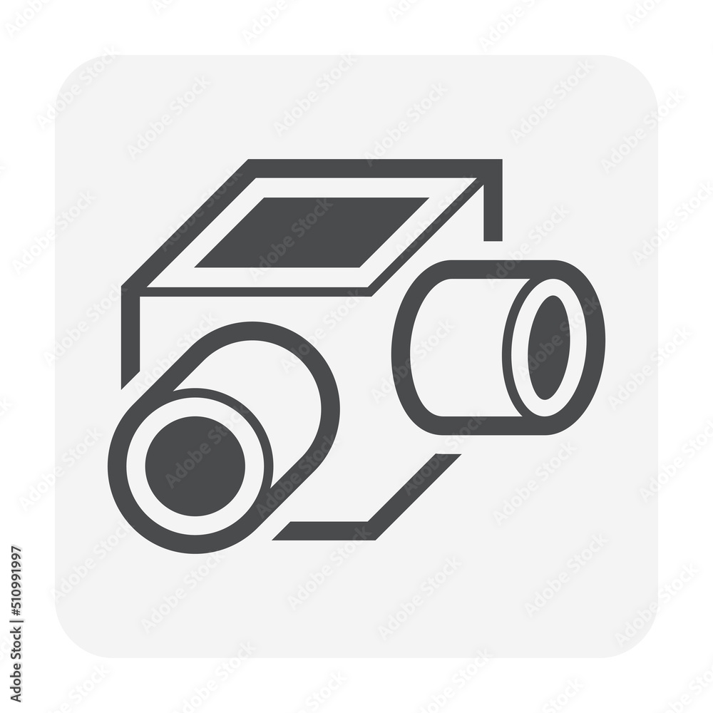 Precast concrete manhole product and sewer pipe vector icon for access ...