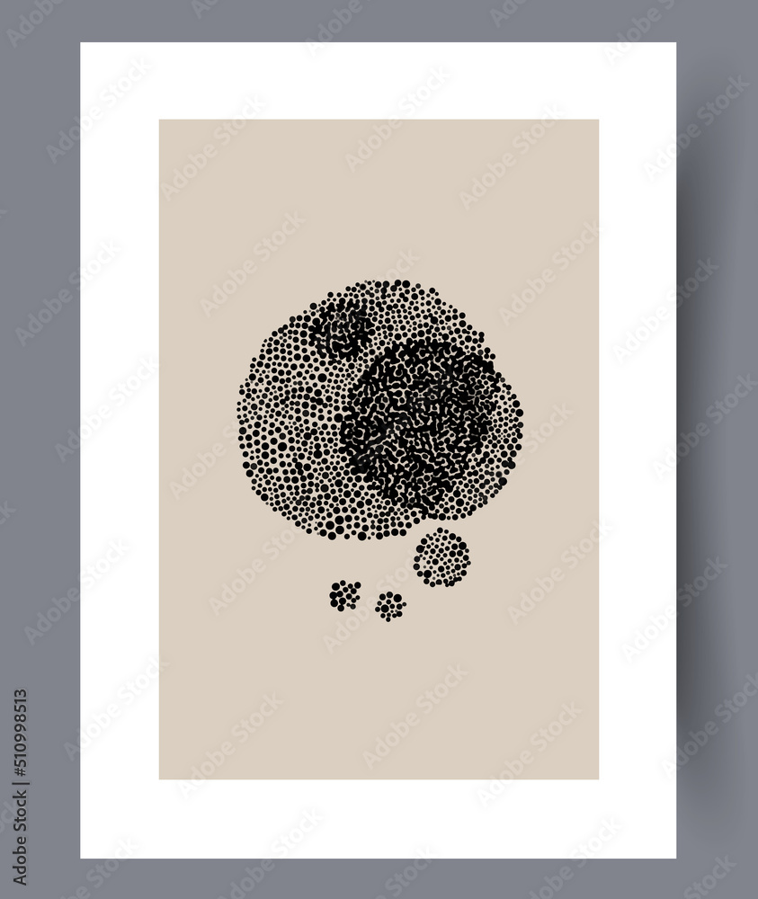 Abstract modern printable art wall banners or posters for interior ...