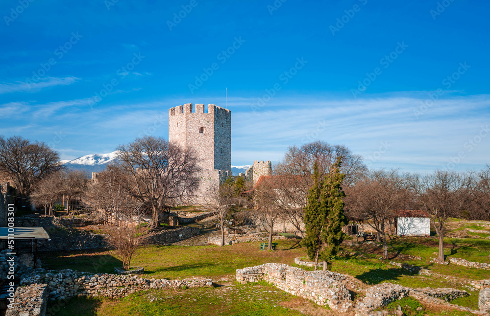Pieria Greece, Platamon castle, the imposing medieval fortress located ...
