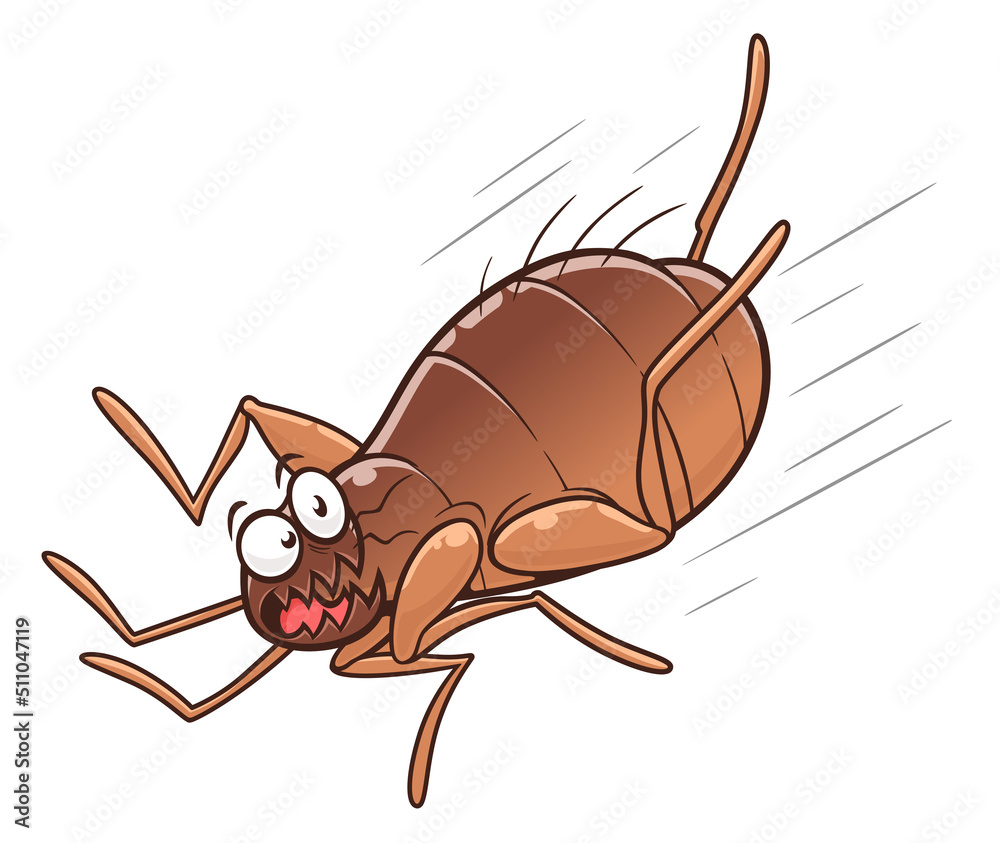 Cartoon Vector Illustration Flea Biting On Stock Vector, 48% OFF