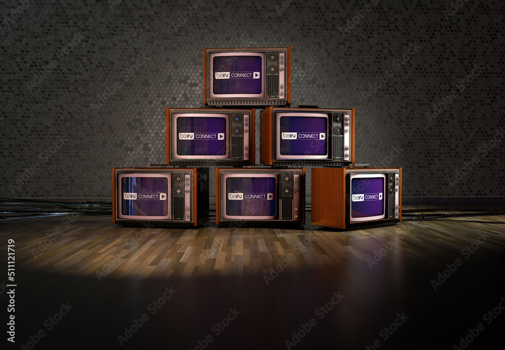 Beinconnect, TV platforms, Digital tv, digital TV platforms Stock Photo ...
