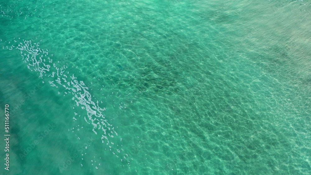 2020:LOS CABOS MEXICO.Calm Tiny Waves On Deep Green Ocean Stock Photo ...