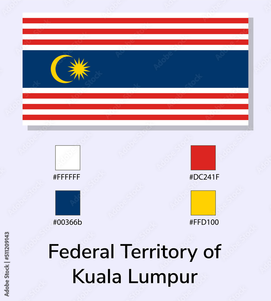 Vecteur Stock Vector Illustration of Federal Territory of Kuala Lumpur ...