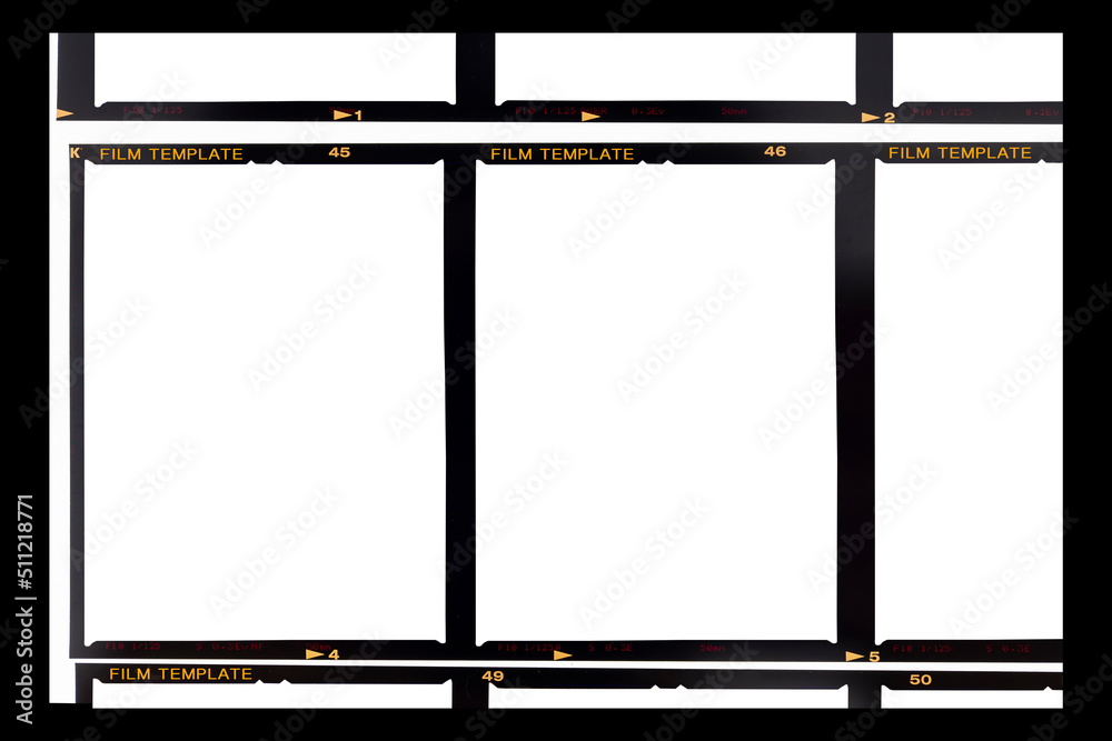 Medium format color film frame.With white space.text space. Stock Photo ...