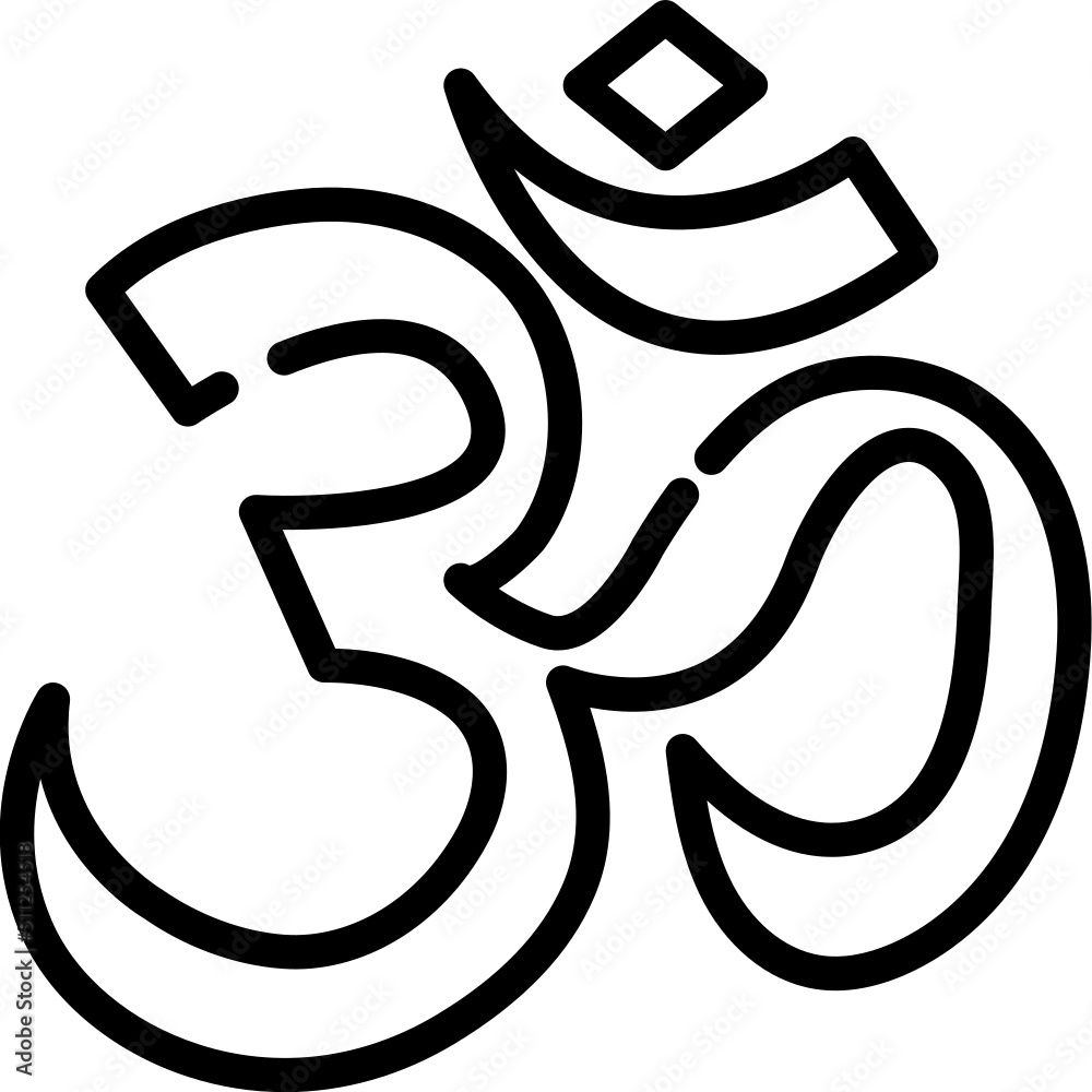 hindu icon Stock Vector | Adobe Stock