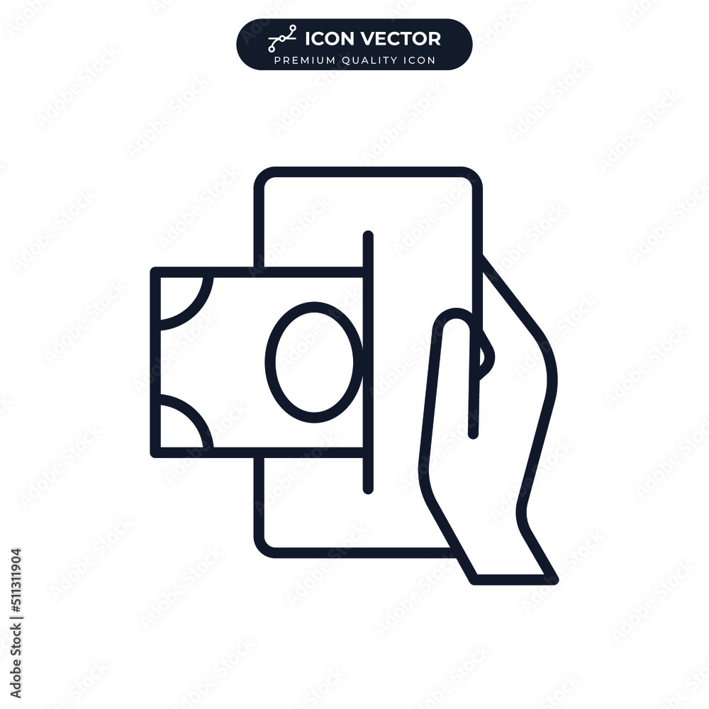 mobile banking icon symbol template for graphic and web design ...