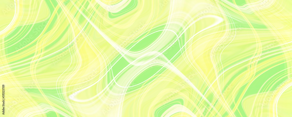 abstract green background with lines, Multicolor swirl wave line vector ...