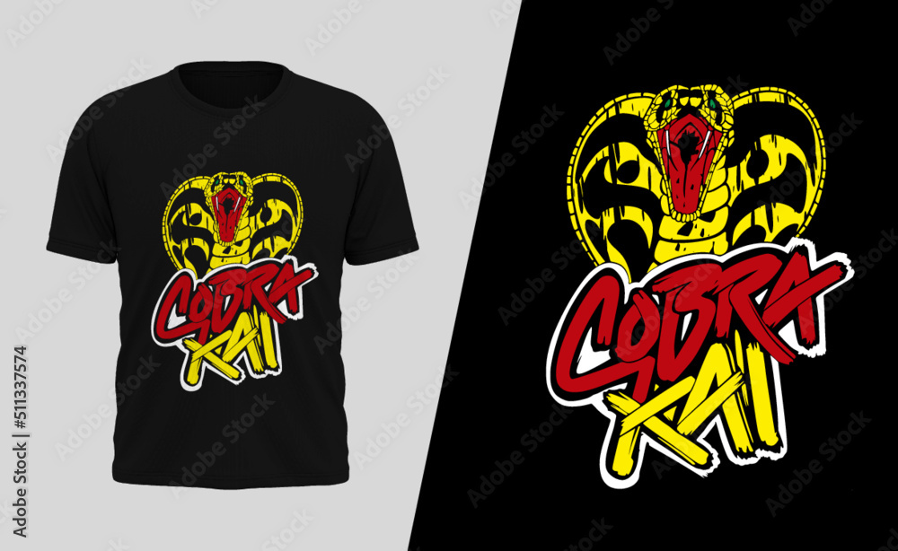 Cool vector t-shirt design with Cobra Kai!. Sport uniform, t-shirt ...