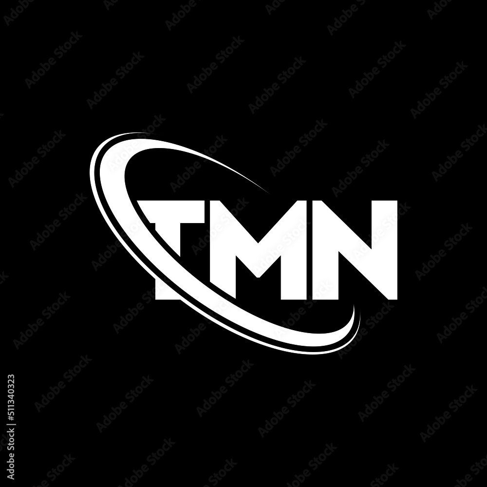 TMN logo. TMN letter. TMN letter logo design. Initials TMN logo linked ...