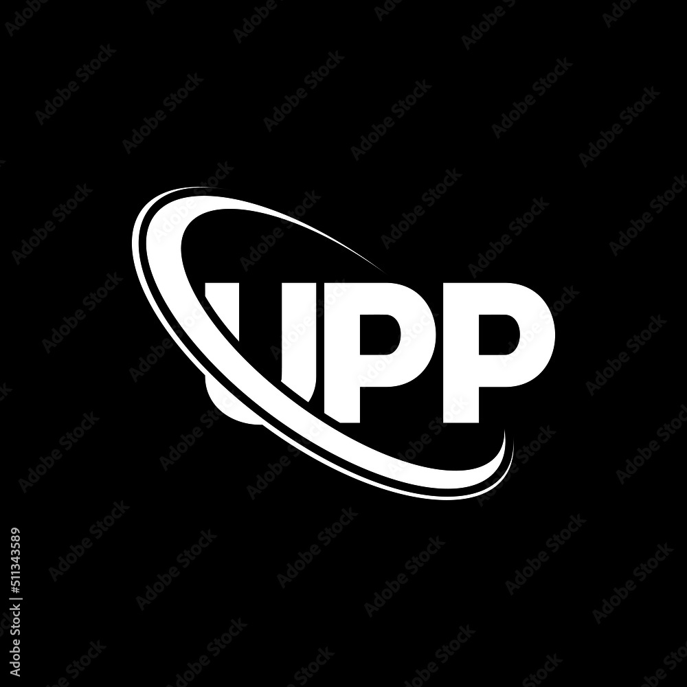 UPP logo. UPP letter. UPP letter logo design. Initials UPP logo linked ...