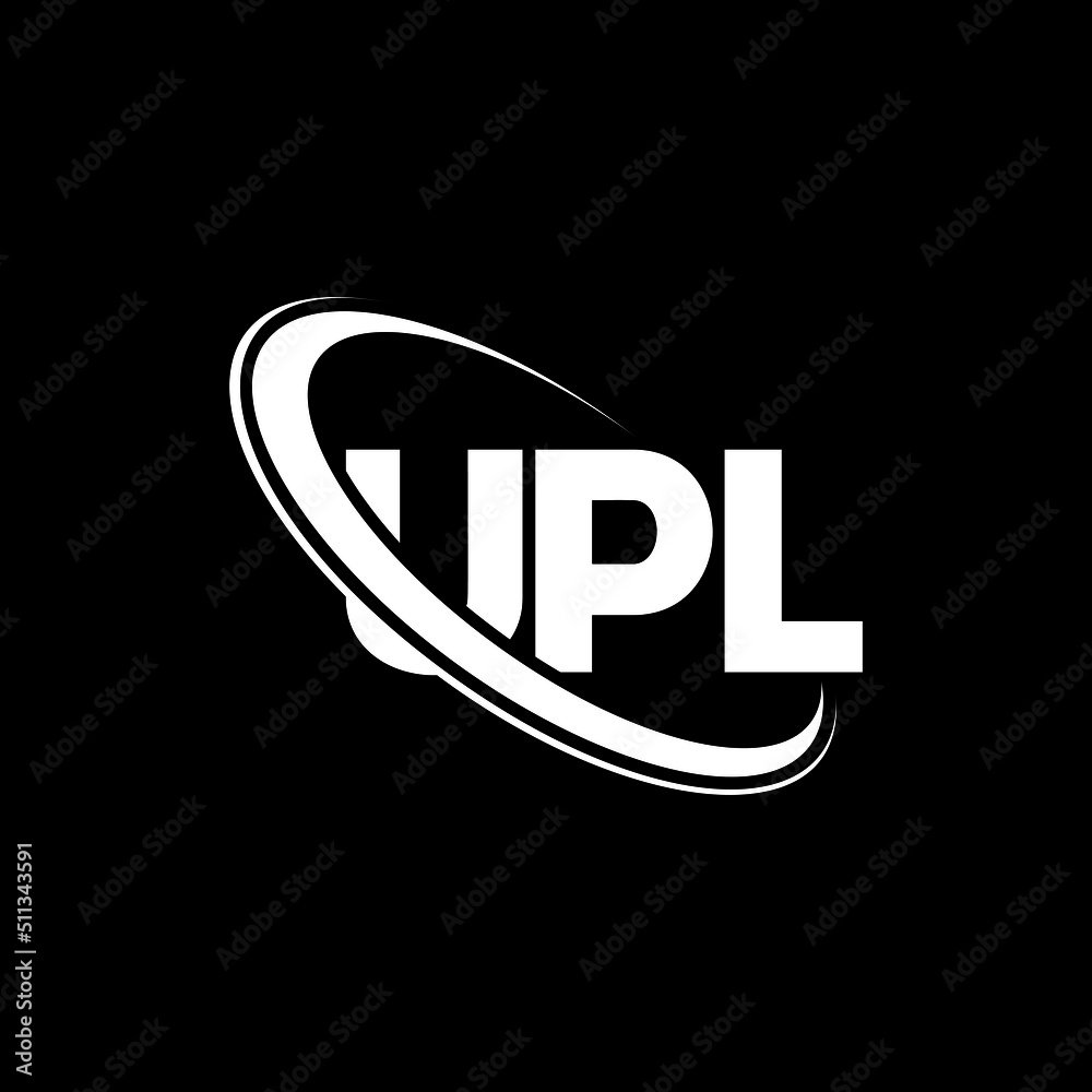 UPL logo. UPL letter. UPL letter logo design. Initials UPL logo linked ...