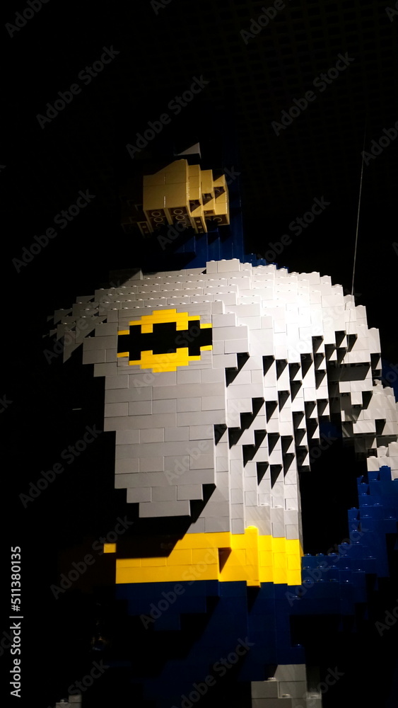 THE BATMAN made with Lego bricks by Nathan Sawaya of The Art of the ...