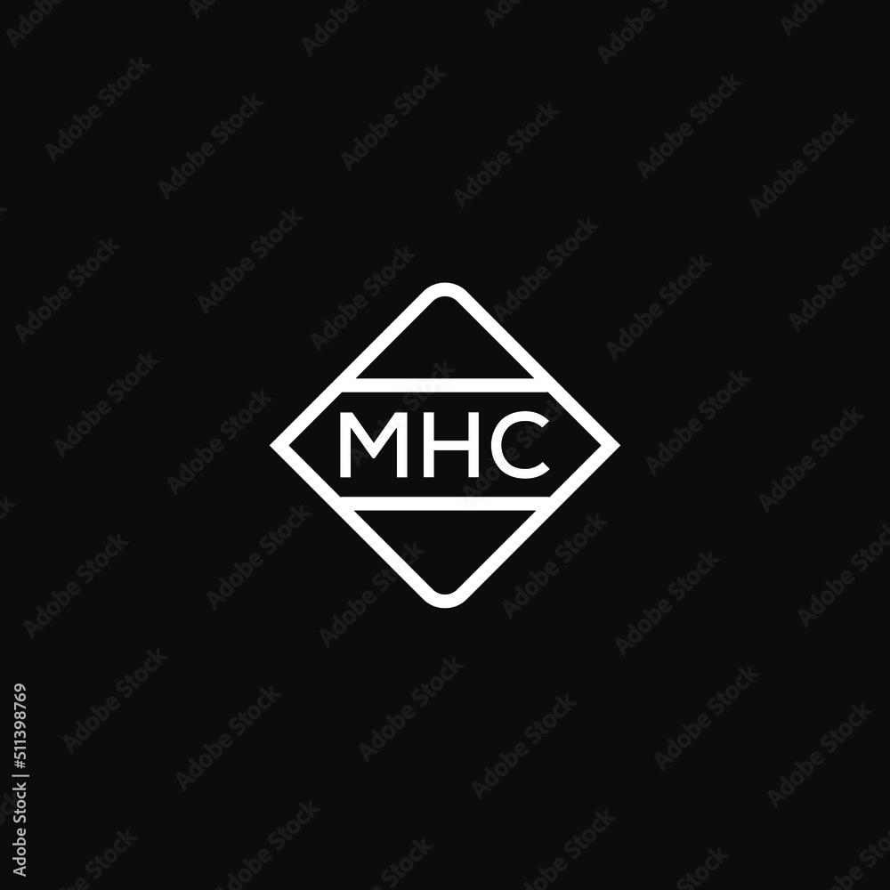 MHC letter design for logo and icon.MHC typography for technology ...