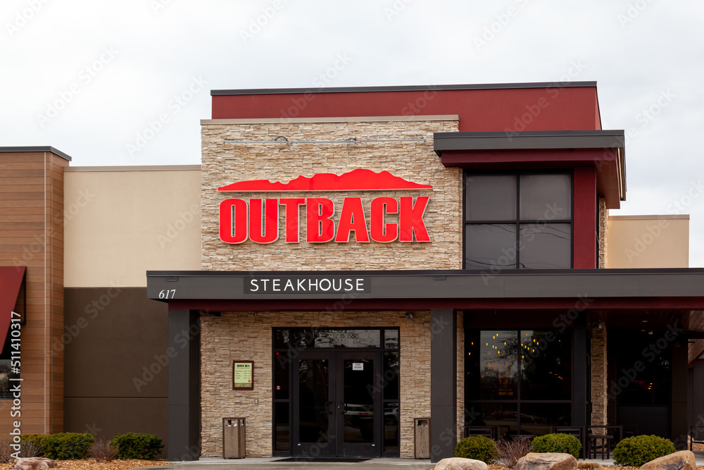 Orlando, Florida, USA - January 29, 2022: An Outback Steakhouse ...