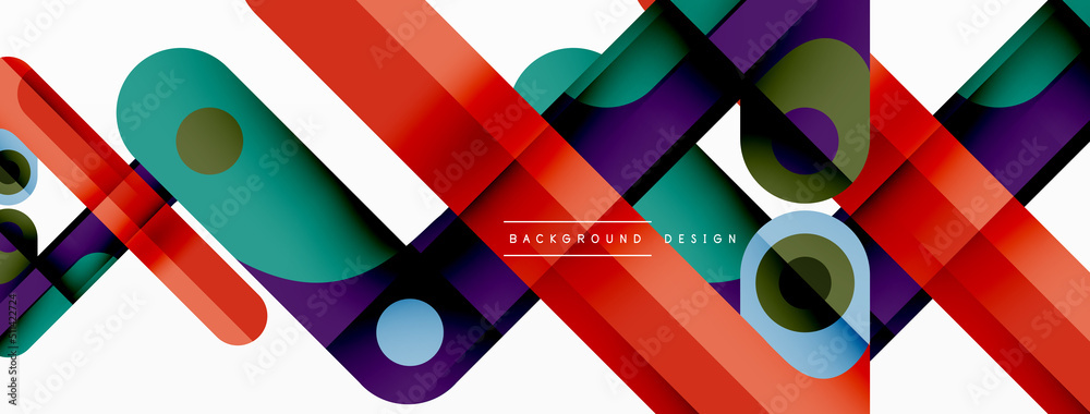 Lines geometric creative abstract background. Bright color line ...