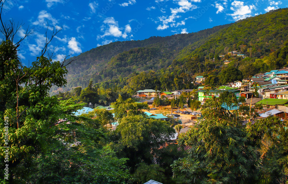 Doi Pui Hmong Village Chiangmai nestled deep in the mountains of Chiang ...