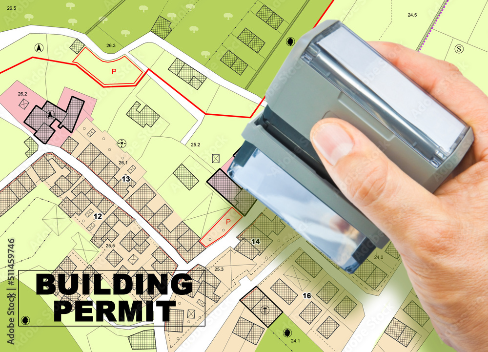 Imaginary General Urban Plan and cadastral map with indications of ...