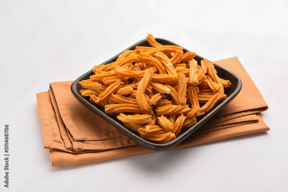 Salted Soya Sticks Indian namkeen food Stock Photo | Adobe Stock