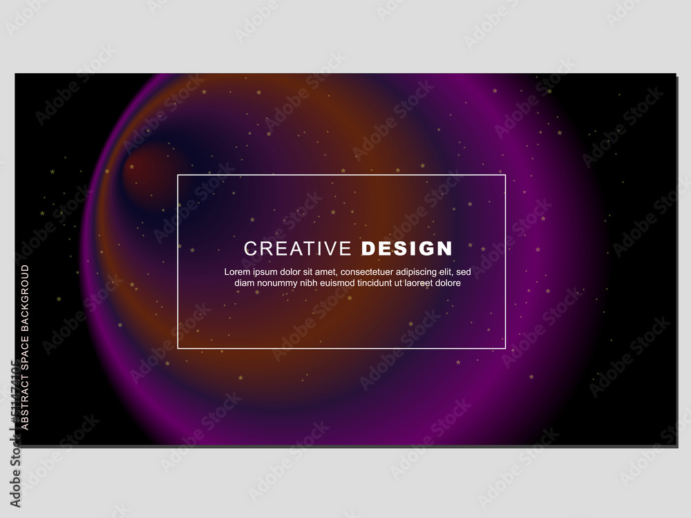 Illustration of a galaxy in space. Background concept in outer space ...