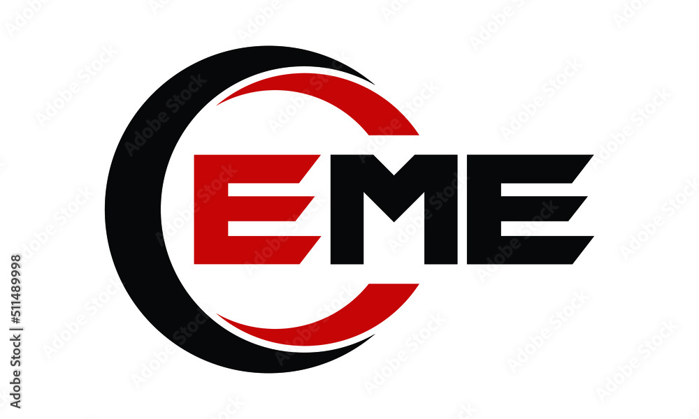 EME three letter swoosh logo design vector template | monogram logo ... EME three letter swoosh logo design vector template | monogram logo ...