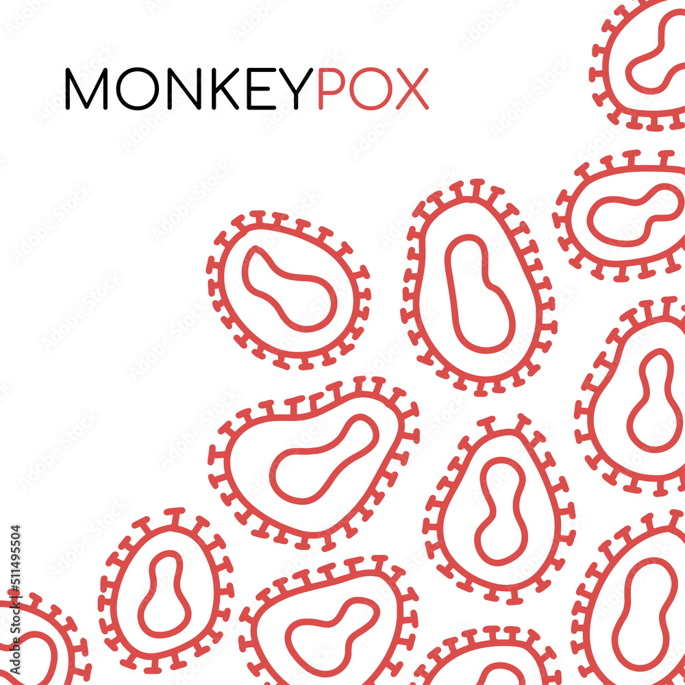 Monkeypox virus banner. Monkeypox outbreak pandemic design with ...