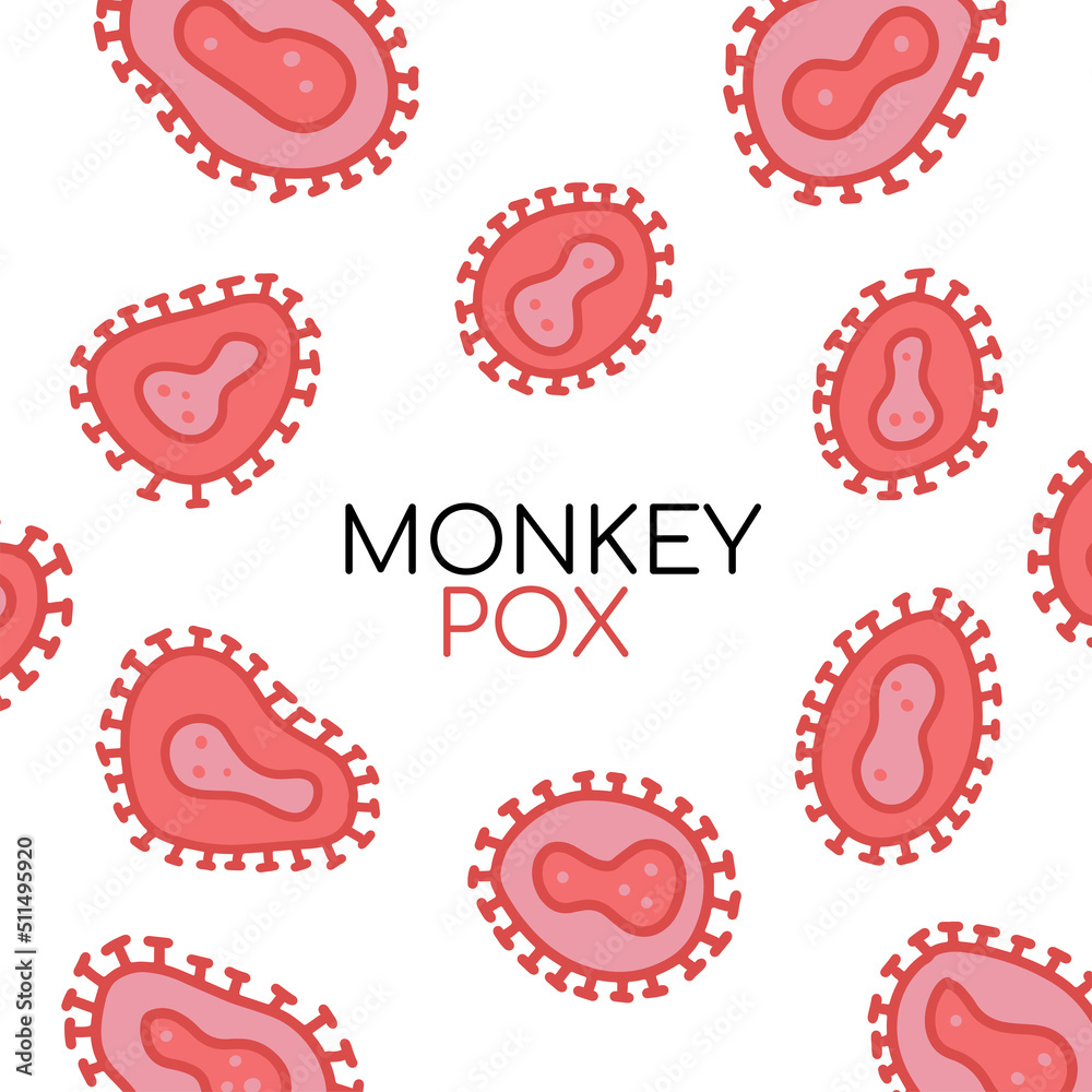 Monkeypox cell infection pandemic poster. Monkeypox is a rare disease ...
