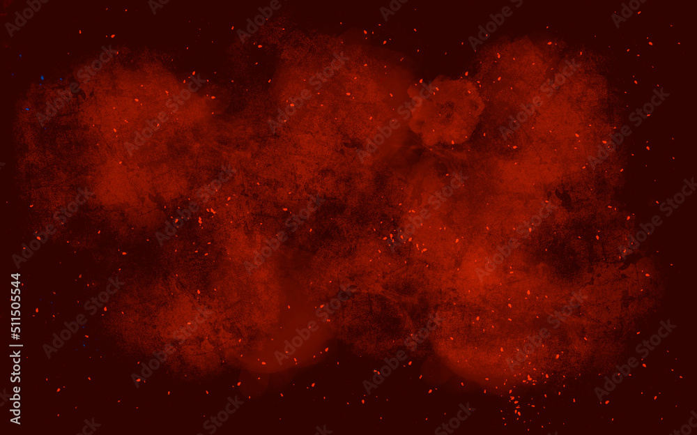 Abstract art space red background with liquid texture. Stock ...