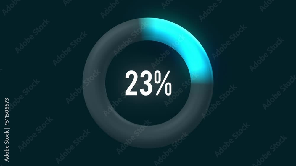 Multi Color Circle percentage diagrams meter from 0 to 100 ready-to-use ...