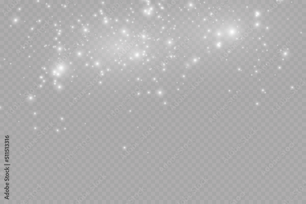 Shiny fairy dust particles. sparkling shiny dust particles. Christmas ...