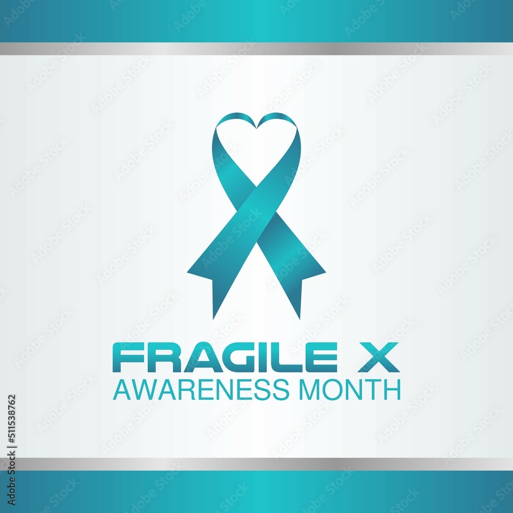 vector graphic of fragile x awareness month good for fragile x ...