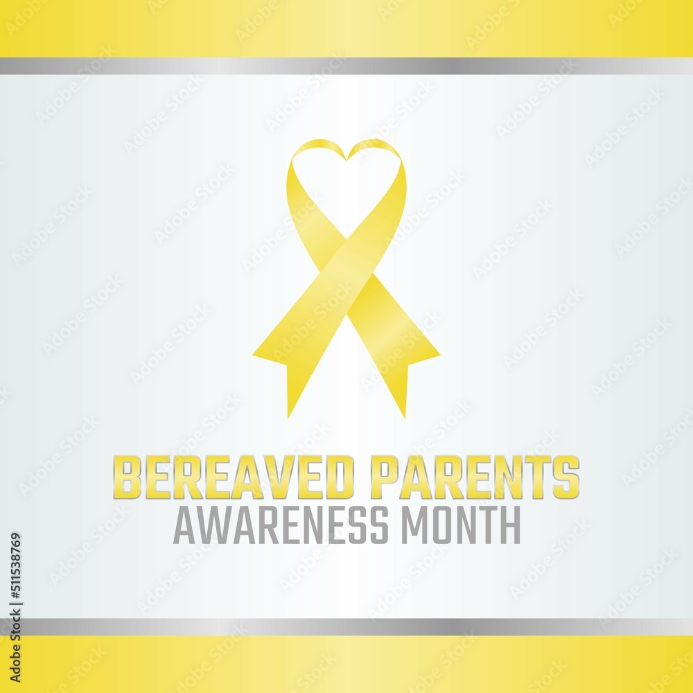 vector graphic of bereaved parents awareness month good for bereaved ...