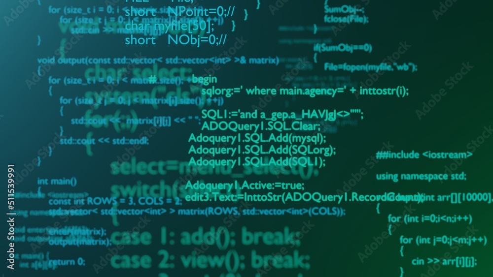 Programming Code Programming Language Strings Programming Concept Coding Background Stock