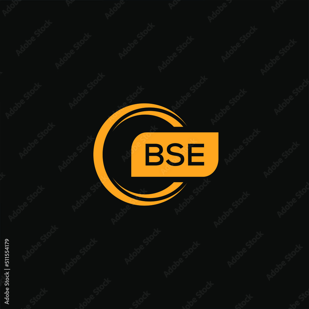 BSE letter design for logo and icon.BSE typography for technology ...