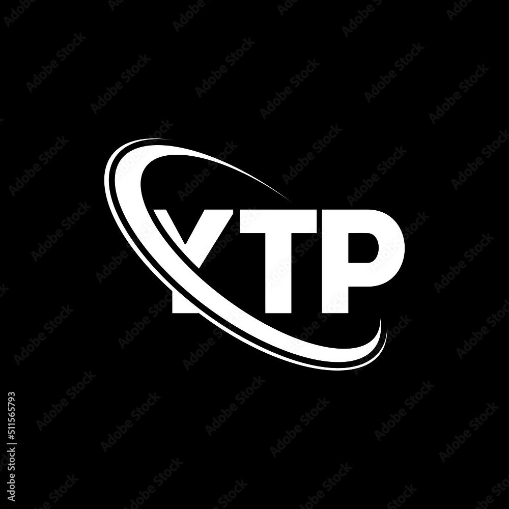 YTP logo. YTP letter. YTP letter logo design. Initials YTP logo linked ...
