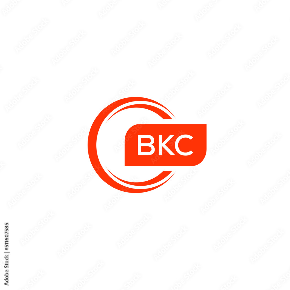 BKC letter design for logo and icon.BKC typography for technology ...